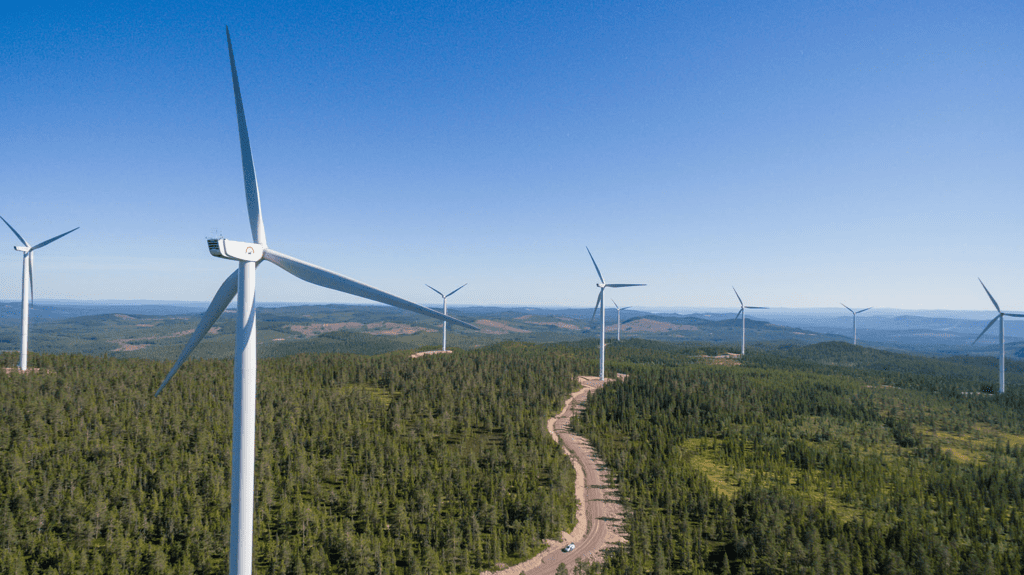 Tripnet och vindkraftverk